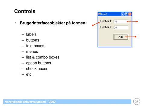 Ppt Winforms Gui Programmering I Net Powerpoint Presentation Free