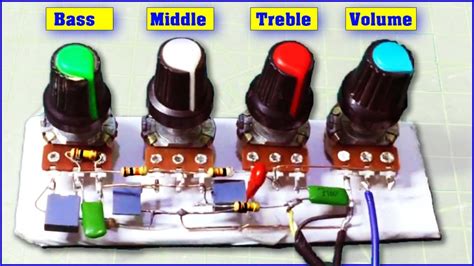 Tone Control Volume Circuit Heavy Bass Diy Tronicspro
