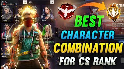 Best Character Combination For Cs Rank || After Update Best Character Combination For Cs ...