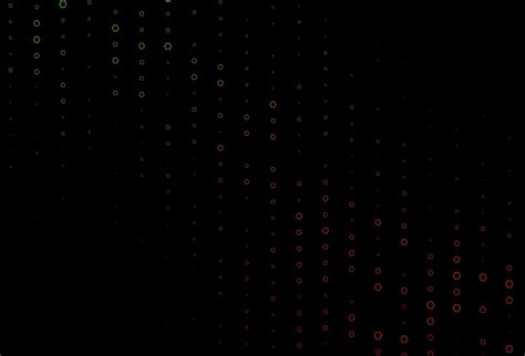 Dark Green Red Vector Pattern With Colorful Hexagons 12227569 Vector Art At Vecteezy