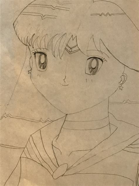 Sailor Mars Drawing Ver 1 By Metrolinkanime On Deviantart