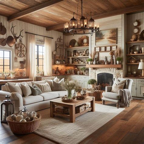 Country Farmhouse Living Room Ideas