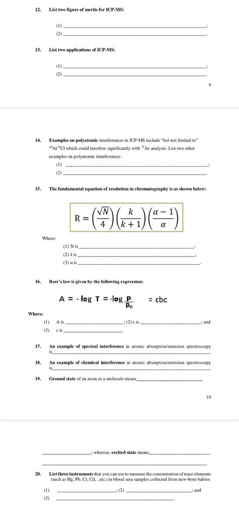 Solved 13 List Two Applications Of Icp Ms 1 2 9 14
