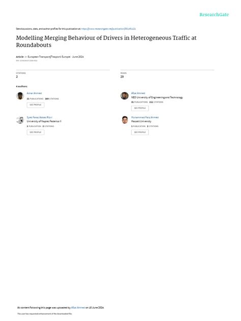Modelling Merging Behaviour Of Drivers In Heterogeneous Traffic At