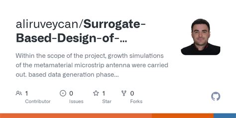 github aliruveycan surrogate based design of microstrip antenna with