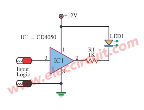 Simple Logic Probe Circuit Diagram Logic Circuit Probe Detec