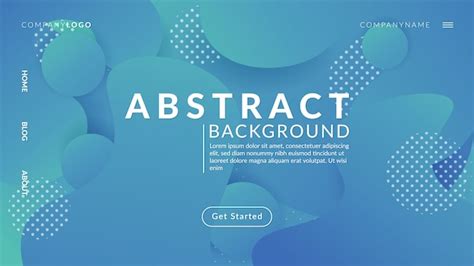 동적 현대 그라데이션 추상 배경 벡터 프리미엄 벡터