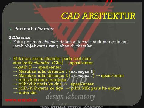 chamfer command dan fillet command cad tutorial
