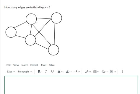 Solved How Many Edges Are In This Diagram Chegg