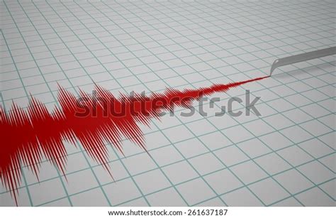 Illustration Seismometer Machine Stock Illustration 261637187