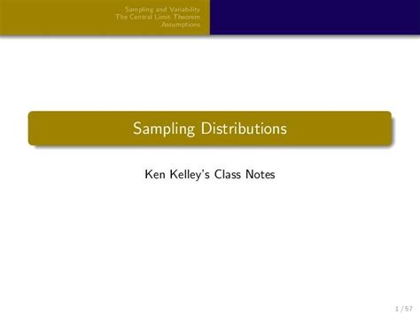 pdf sampling distributions university of notre damekkelley teaching