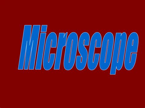 PPT Mastering The Compound Light Microscope Technique PowerPoint Presentation ID