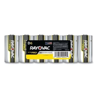 Ultra Pro Alkaline Battery 1 5V D Shrink Pack 6 Pk Bundle Of 2 Packs Walmart Com