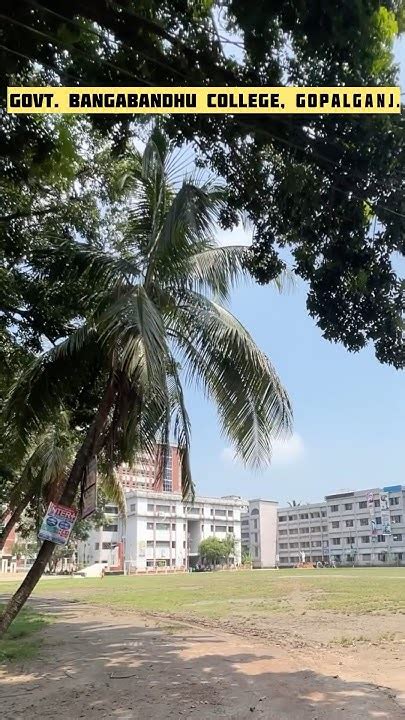 Govt Bangabandhu College Gopalganj সরকারি বঙ্গবন্ধু কলেজ গোপালগঞ্জ Youtube