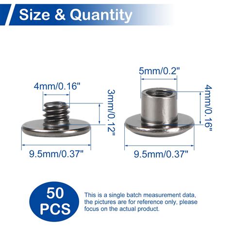 Nickel Plated Carbon Steel Binding Posts Mromax 10pcs M5 Binding Screws
