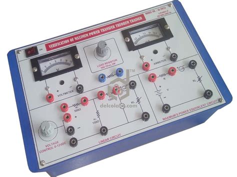 Verification Of Maximum Power Transfer Theorem Digital