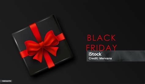 블랙 프라이데이 배경 현실적인 블랙 선물 상자 벡터 일러스트레이션 0명에 대한 스톡 벡터 아트 및 기타 이미지 0명 개념 검은색 Istock