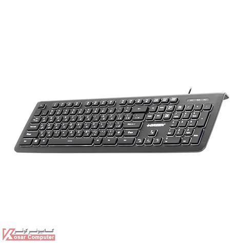 قیمت و خرید کیبورد با نور پس زمینه گرین Gk304 کامپیوتر کوثر
