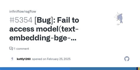 Bug Fail To Access Modeltext Embedding Bge Reranker V2 M3the