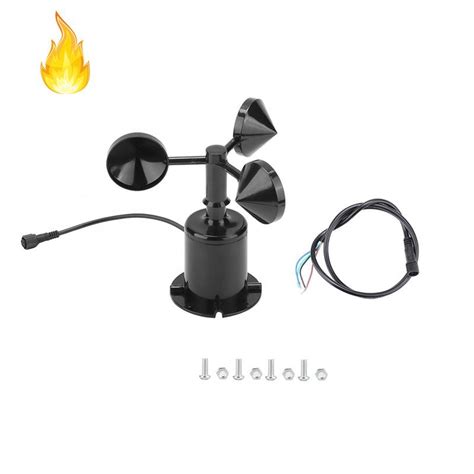 Superior 0 70M S Wind Speed Sensor Environment Signal Output Pulse Type Three Cups Wind Speed