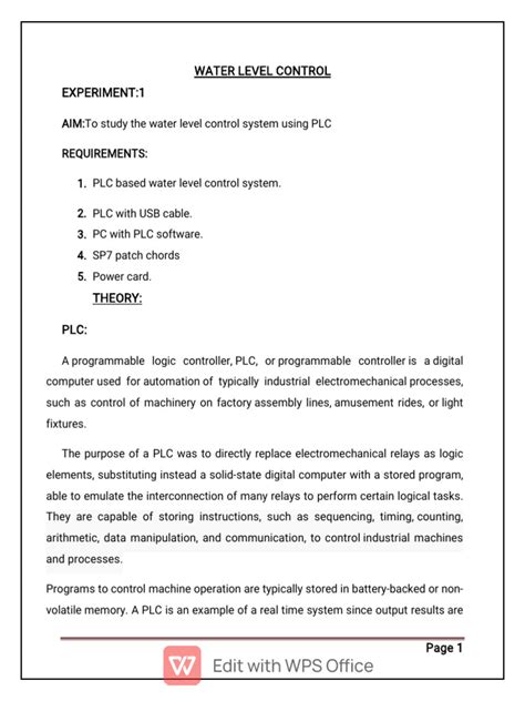 Mechatronics Lab Manual Pdf