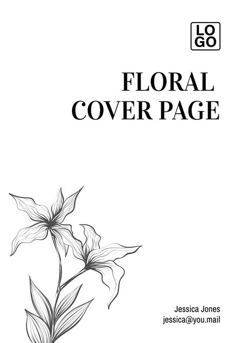 Free Cover Page Templates To Edit Online And Print