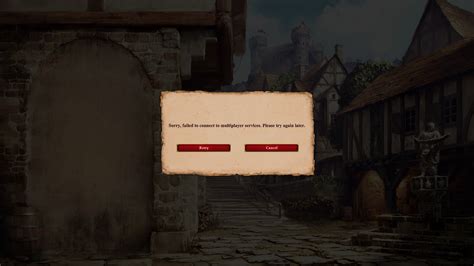 Sorry Failed To Connect Multiplayer Services Pleas Try Again Later
