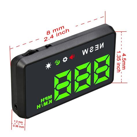 Universal Gps Speedometer 4 5 H1 Speed Odometer M Grandado