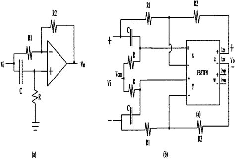 Allpass Filter A Single Ended Based On Op Amp B Fully Balanced Download Scientific