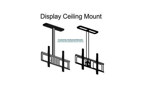 Display Wall Floor And Ceiling Mount Revit Families 2015 3d Model 59 Rfa Free3d