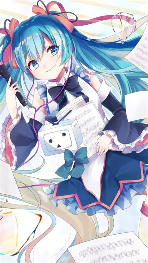 Chibi Hatsune Miku Wallpaper Phone Download Cool Phone Wallpapers At Vividscreen