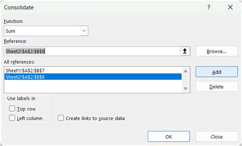 How To Consolidate Data In Excel