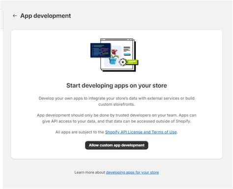 Generate Credentials From The Shopify Admin A Simple Guide