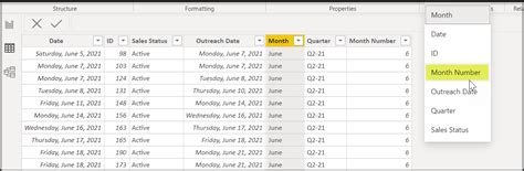solved sort by column not working for month number in sli