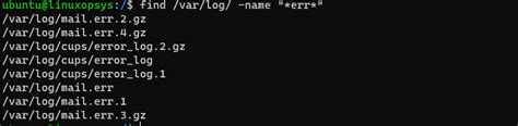finding files in linux linuxopsys