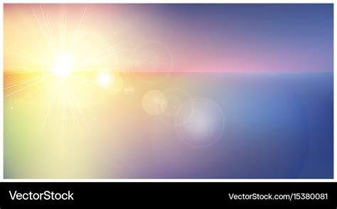Panorama Twilight Blurred Gradient Abstract Vector Image