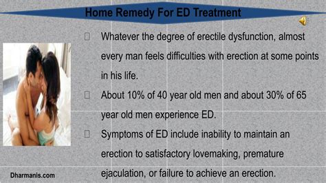 Ppt Effective Home Remedy For Ed Treatment Powerpoint Presentation