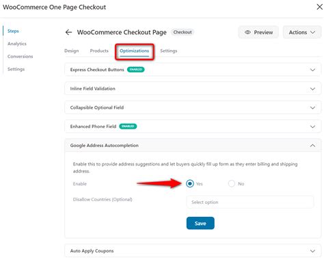 Enable Google Address Autocomplete FunnelKit