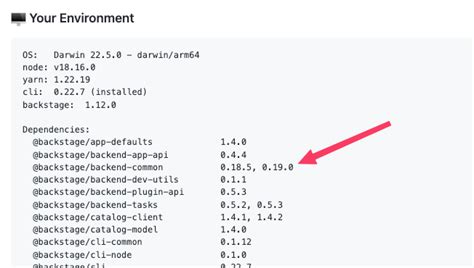 🐛 Bug Report Backstagebackend Common0190 Breaks · Issue 18371