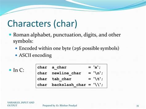 Datatype And Operators Used In C Programming Ppt