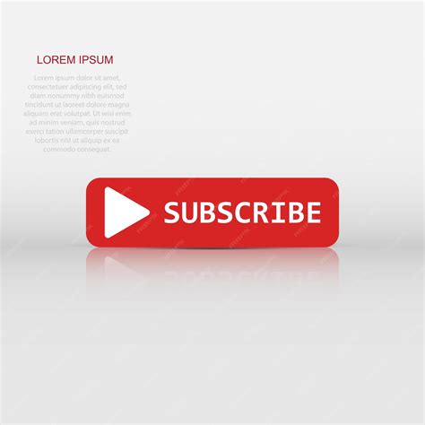 Premium Vector | Subscribe button icon vector illustration business concept subscribe pictogram