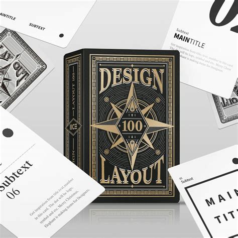 좋은 디자인을 위한 레이아웃카드100 텀블벅 크리에이터를 위한 크라우드펀딩