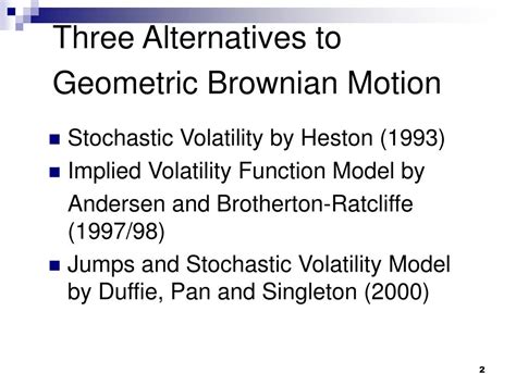 Ppt Models Of Volatility Smiles Ii Powerpoint Presentation Free Download Id 388772