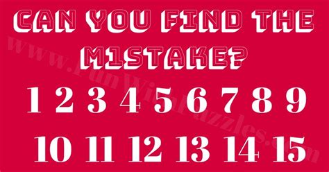 Can You Find This Mistake Observation Skills Puzzle Test