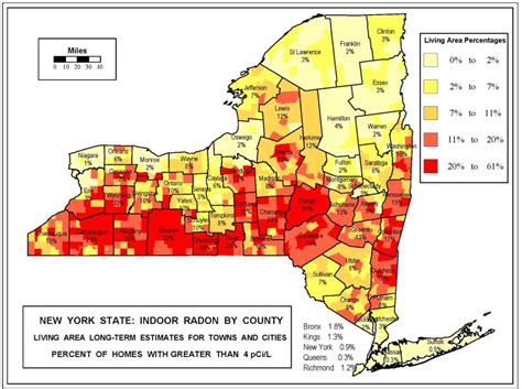 Ny Radon Map A Best Home Inspection Home Improvement Services