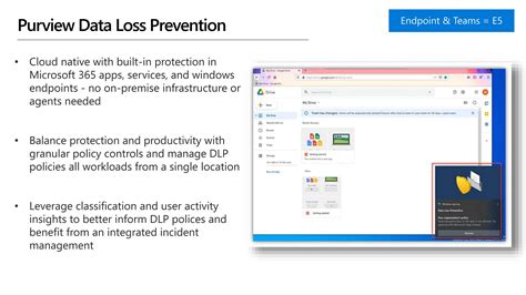 Deep Dive Into Microsoft Purview Data Loss Prevention Pptx Cloud Computing Internet
