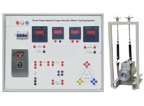 Three Phase Squirrel Cage Induction Motor With Dol Starter Training System