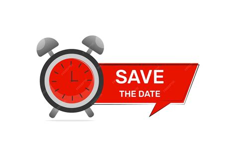 Premium Vector Save The Date Vector Illustration