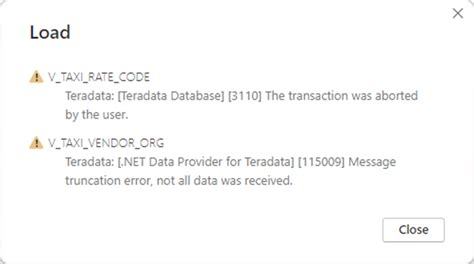 Transaction Was Aborted By User Error Microsoft Fabric Community