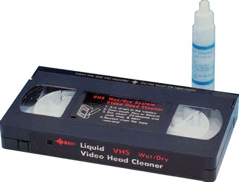 Vhs Tape Cleaner 2 Head Cleaning Video Tape Cassette For Vhs Vcr